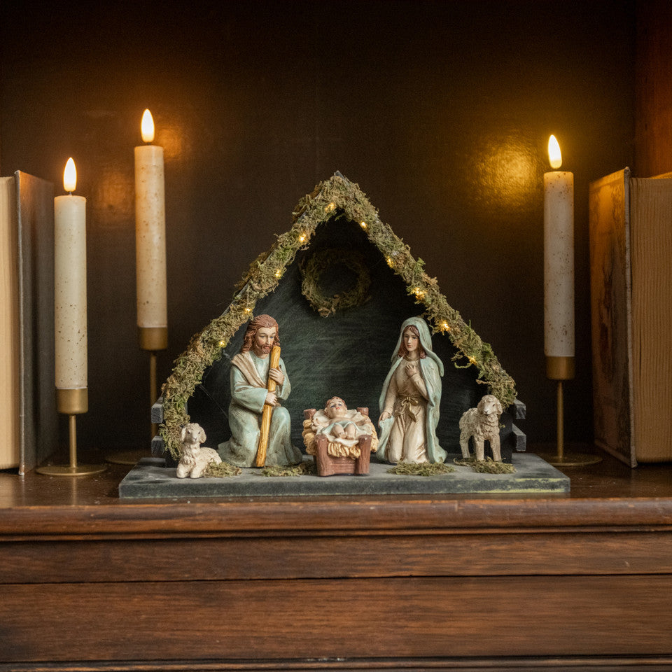 Lighted Tabletop Nativity – The Enchanting Christmas Boutique