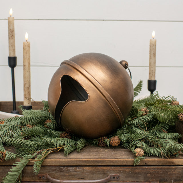9" Bronze Sleigh Bell – The Enchanting Christmas Boutique
